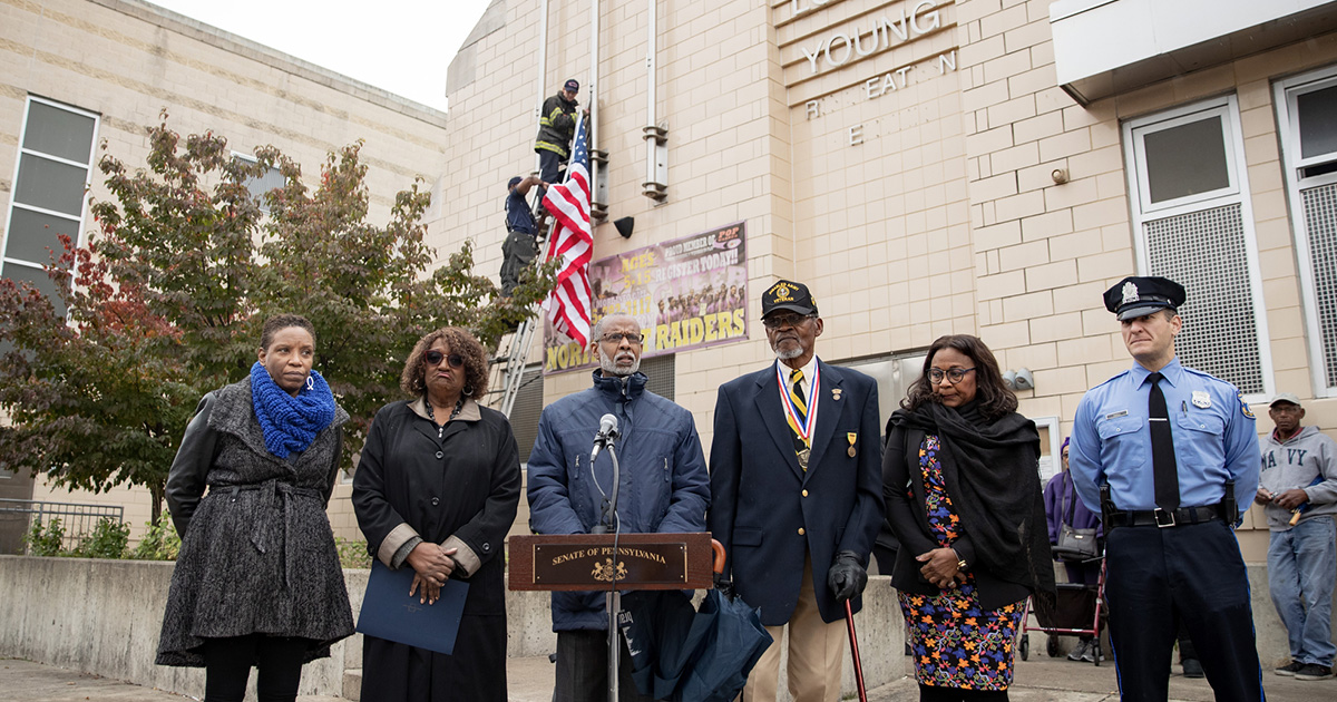 Sen. Haywood Honors Veterans Through Flag Raising Ceremony - Senator ...